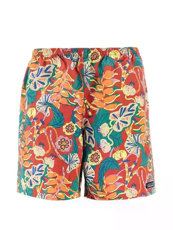 Patagonia Floral Bermuda Shorts - Red