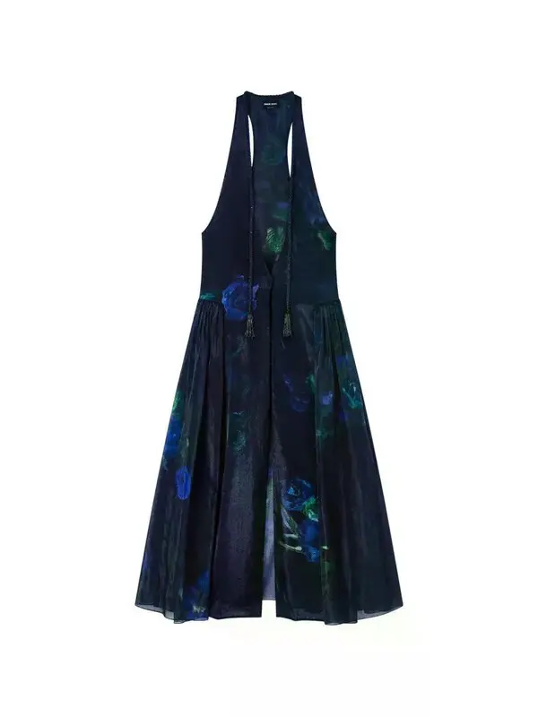 Giorgio Armani Floral Dress - Blue