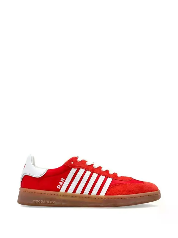 Dsquared2 Striped Leather Sneakers