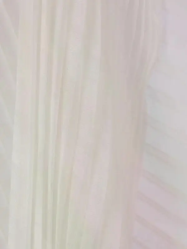 Issey Miyake Feather Ramie Pleats Stole Scarf