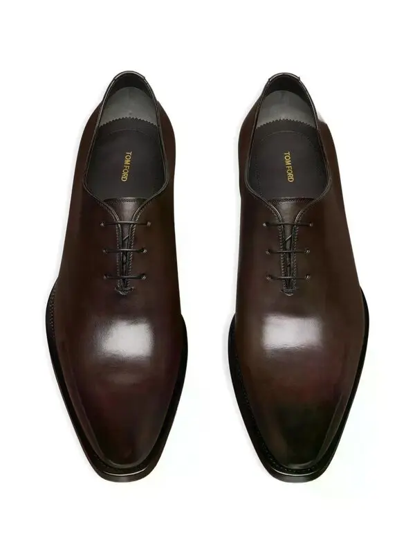 TOM FORD Lace-up Oxford Shoes - Brown