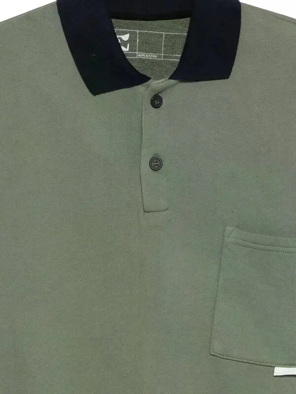 GR10K Chest-pocket Buttoned Polo Top