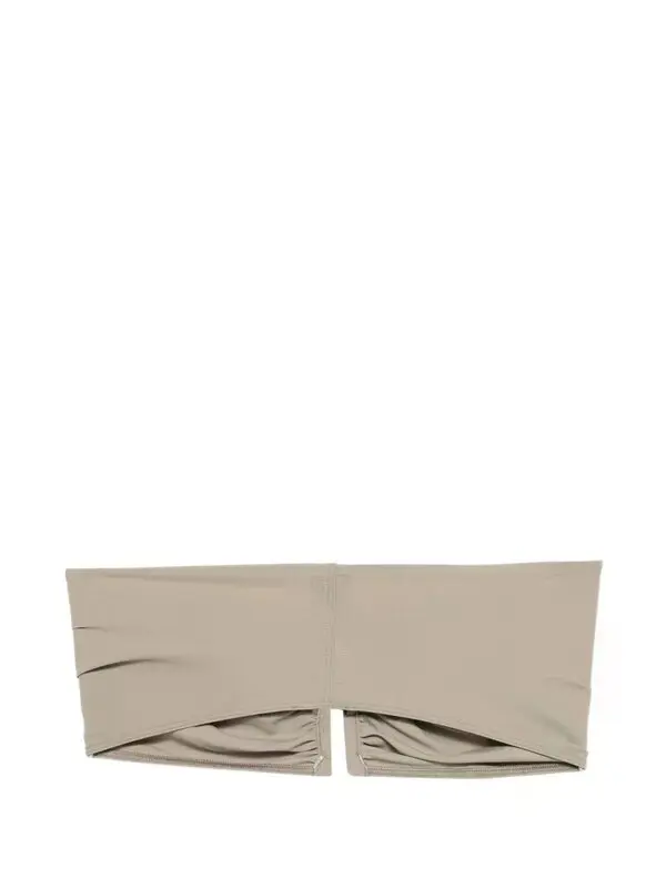 Rick Owens Ruched Bandeau - Neutrals