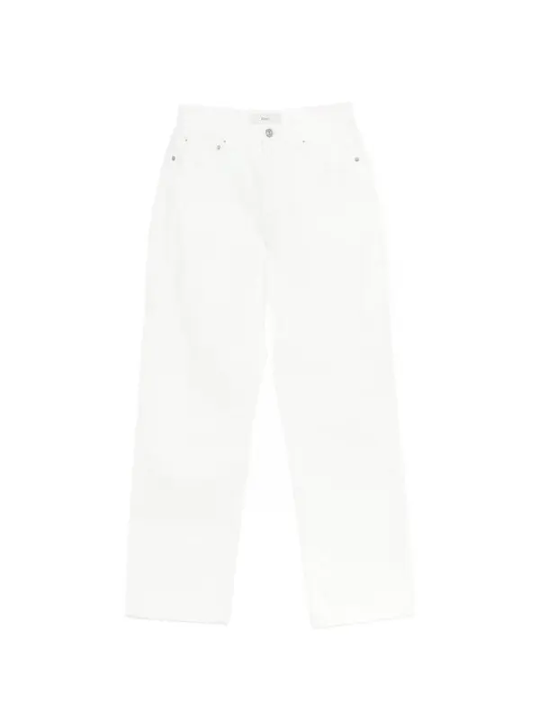 DUNST Five-pocket Cropped Jeans - White