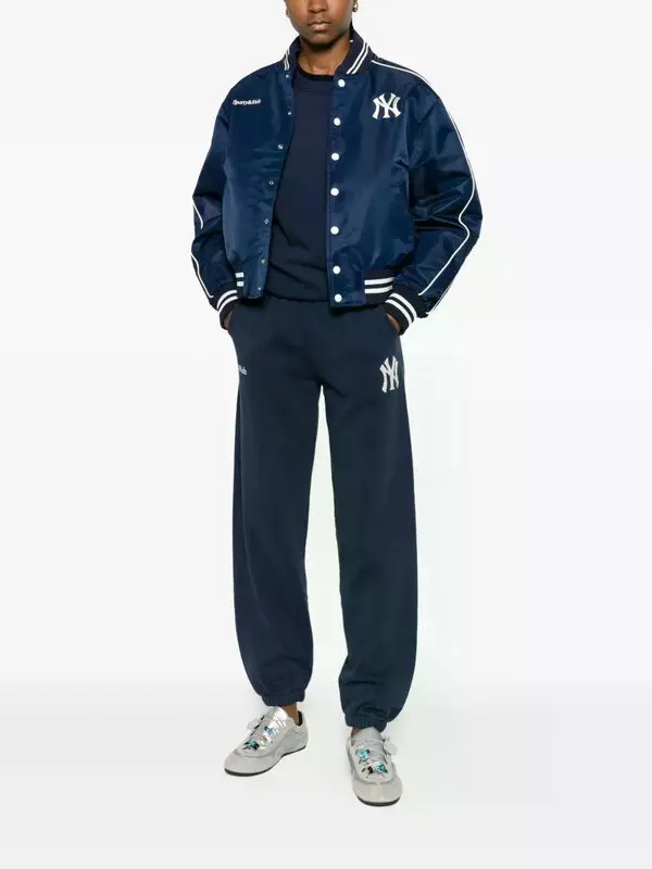 Sporty & Rich Logo-embroidered Bomber Jacket