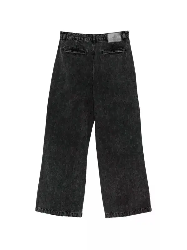 JUUN.J Washed Denim Panelled Jeans