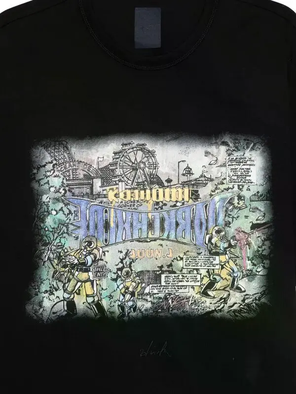 JUUN.J Graphic T-shirt - Black