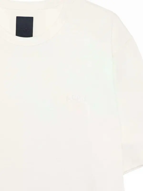 JUUN.J Beige Crew-neck T-shirt