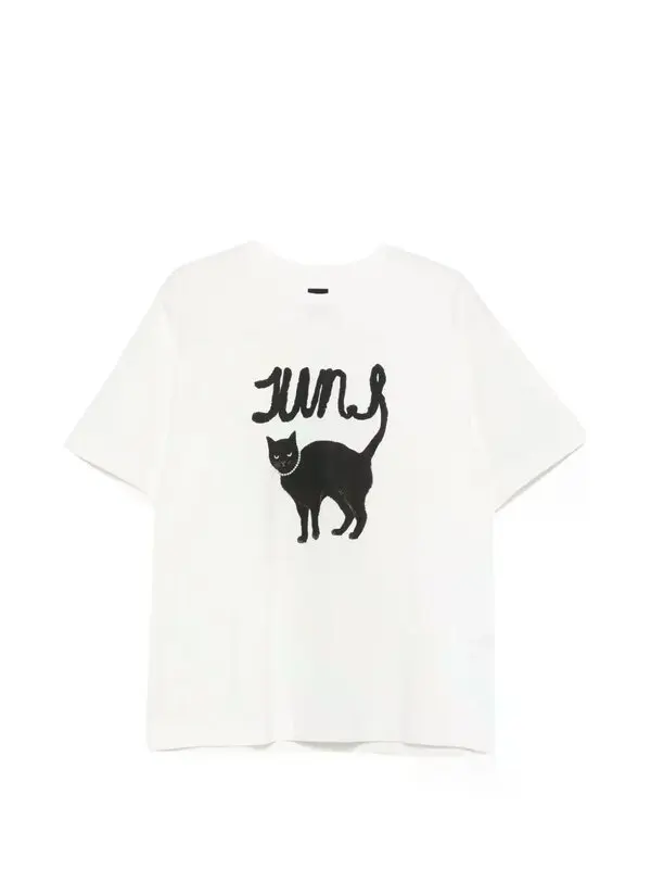 JUUN.J Cat-print T-shirt