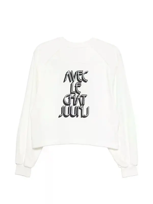 JUUN.J Cat-print Sweatshirt
