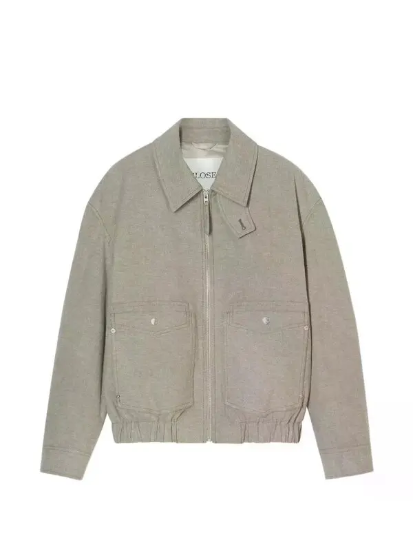 Closed Zipped Jacket - Grey
