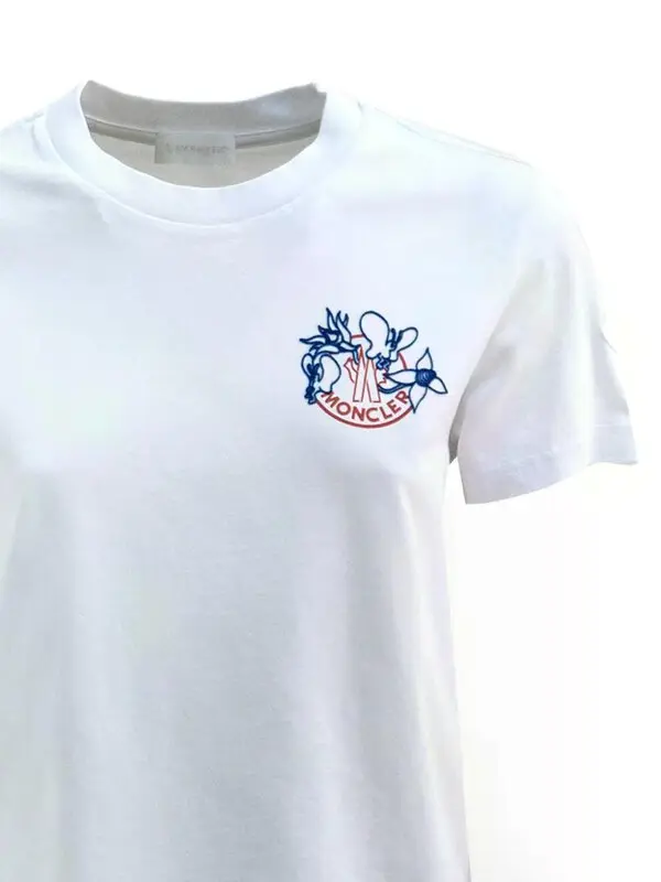 Moncler Logo-detail T-shirt - White