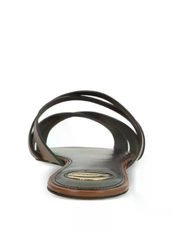 Saint Laurent Strappy Sandals - Brown