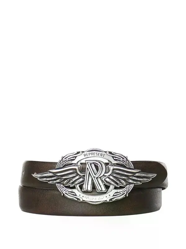 REPRESENT Built To Last Winged-buckle Belt - Brown