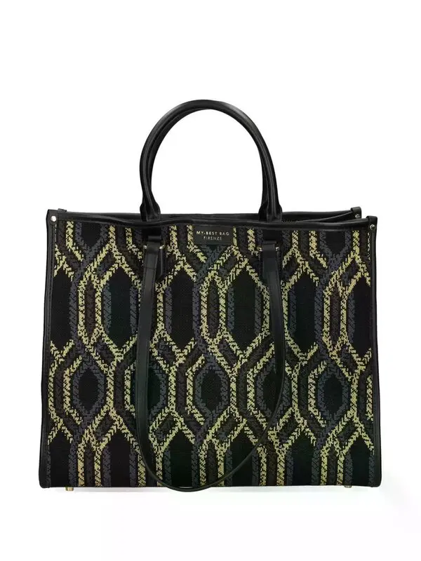MY BEST BAG FIRENZE Geometric-pattern Tote Bag