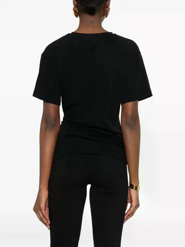 Pinko Buckle Draped T-shirt