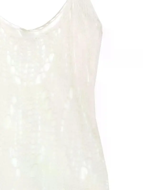 Fabiana Filippi Crochet-knit Sleeveless Midi Dress