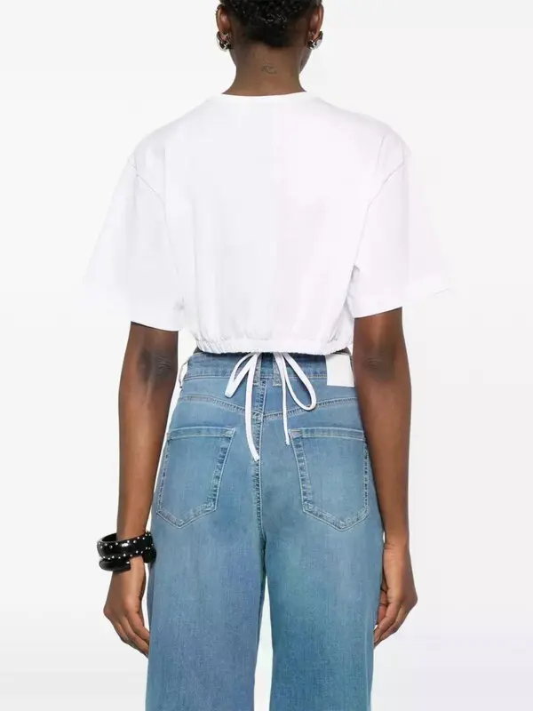 Pinko Eyelet Drawstring T-shirt