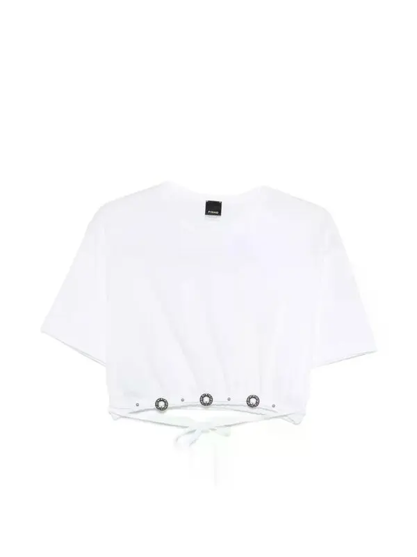 Pinko Eyelet Drawstring T-shirt