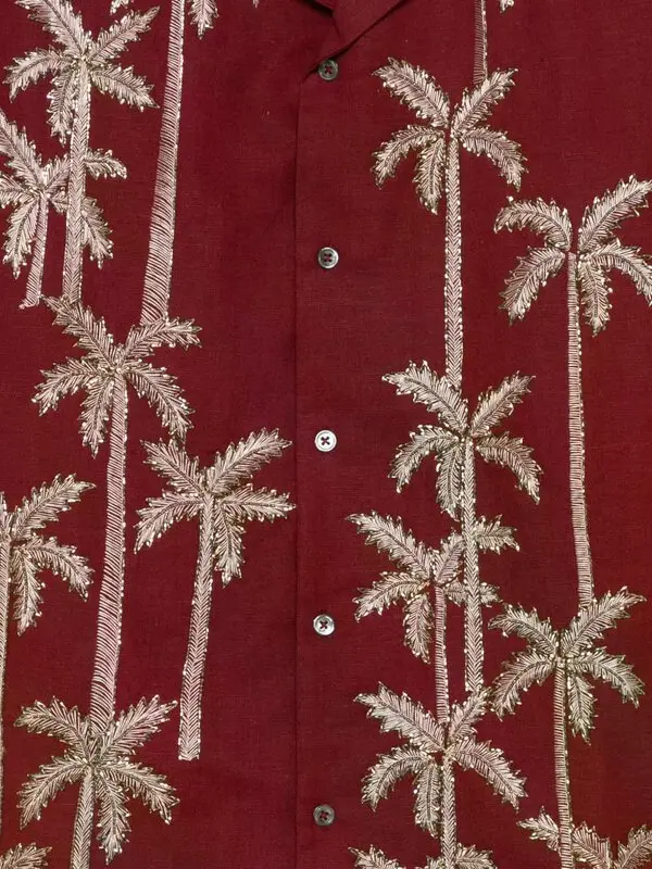 BAZISZT Palm-tree Shirt