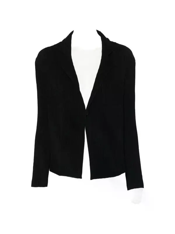 Issey Miyake Pleated Jacket - Black