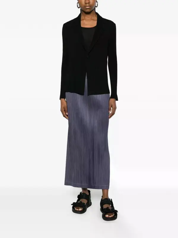 Issey Miyake Pleated Jacket - Black