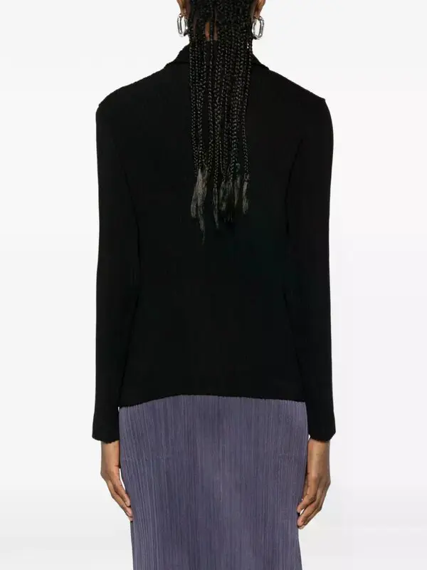 Issey Miyake Pleated Jacket - Black