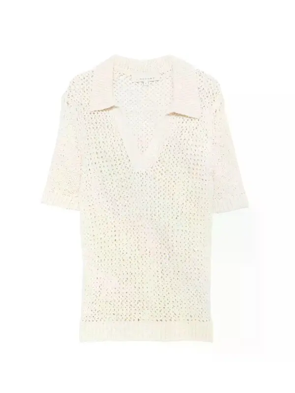 LIBEROWE Knitted V-neck Top