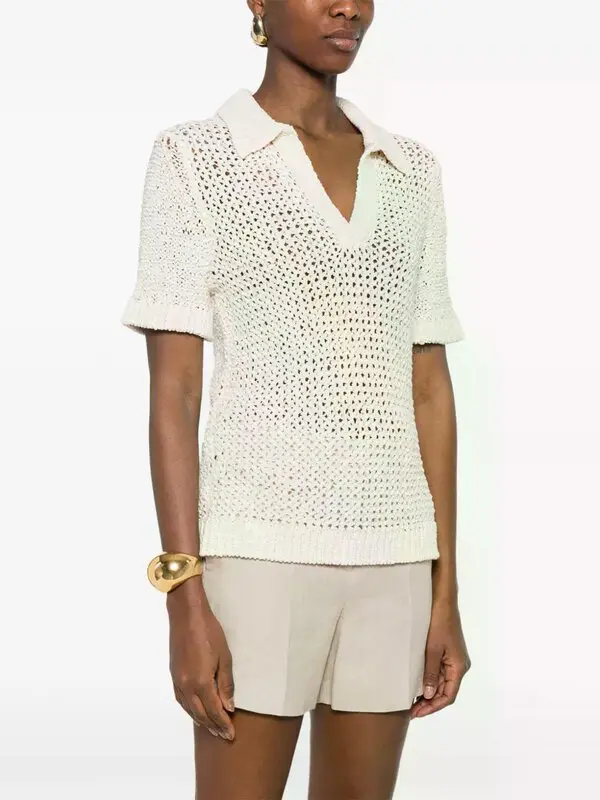LIBEROWE Knitted V-neck Top