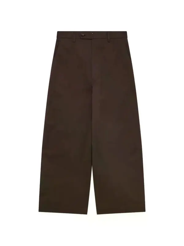Comme Des Garçons Wide-leg Trousers - Brown