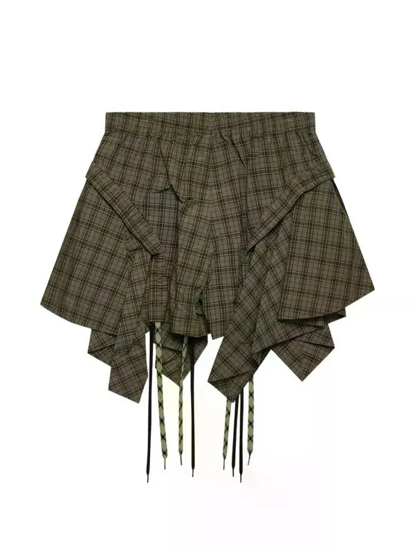 CRAIG GREEN Checked Drawstring Shorts