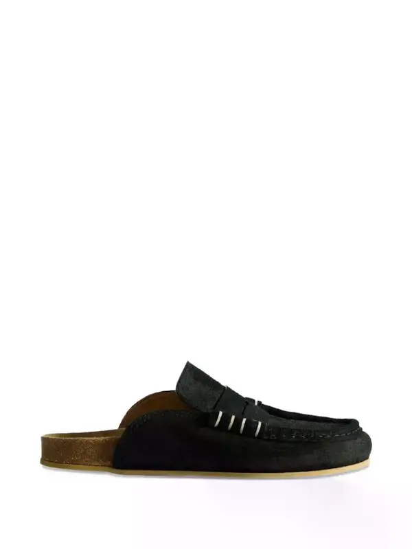 JW Anderson Tassel-detail Mules - Black