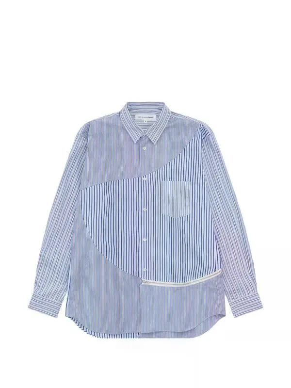 Comme Des Garçons Striped Shirt - Blue