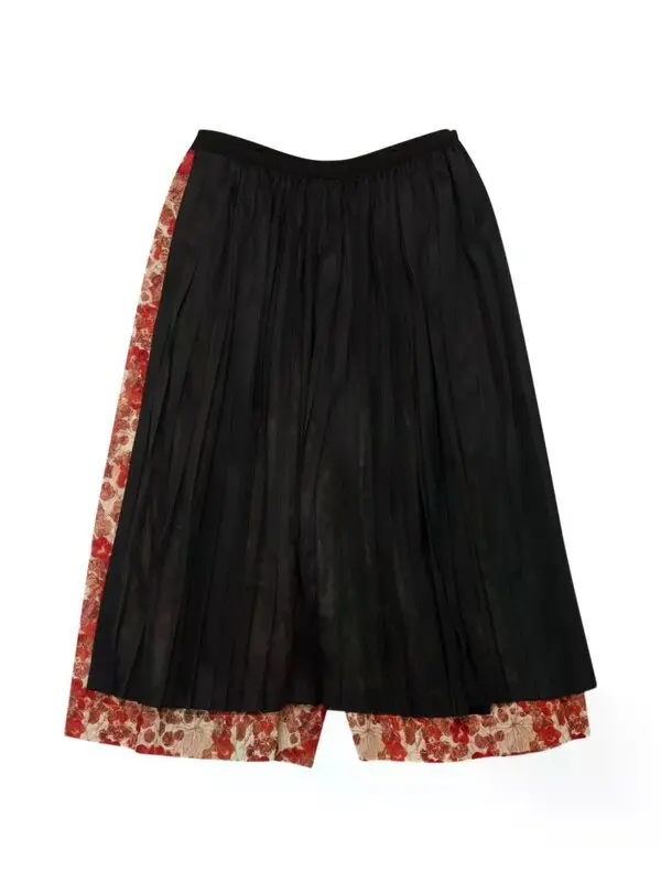COMME DES GARÇONS TAO Floral-print Tailored Shorts