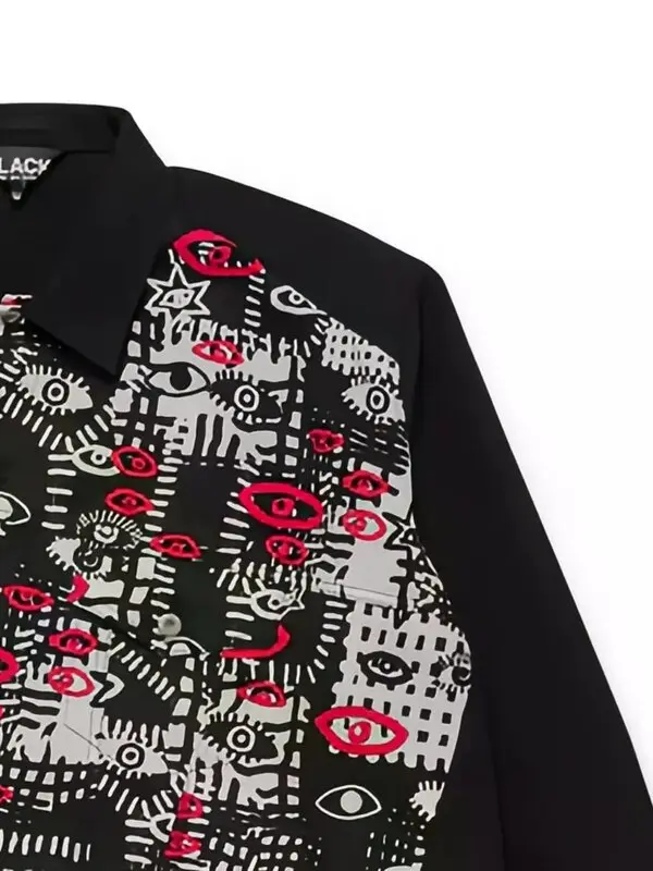 Comme Des Garçons X Filip Pagowski Printed Jacket