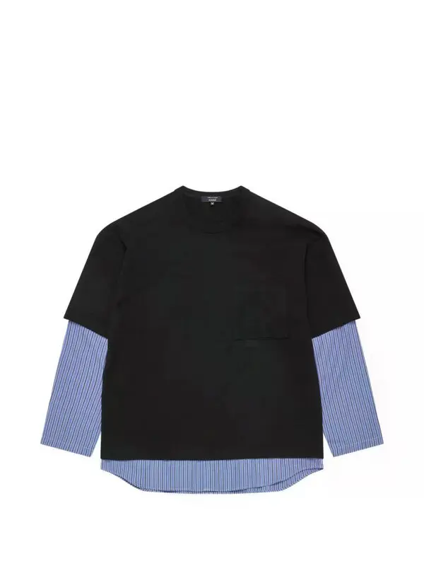 Comme Des Garçons Layered Crew-neck T-shirt - Black