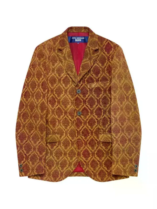 Junya Watanabe Printed Single-breasted Blazer