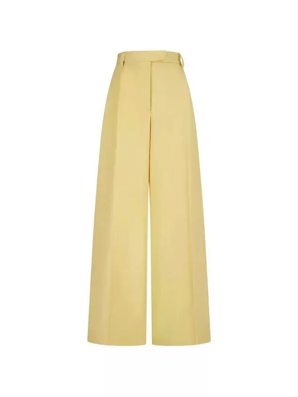 THELATEST Gabardine Trousers - Yellow