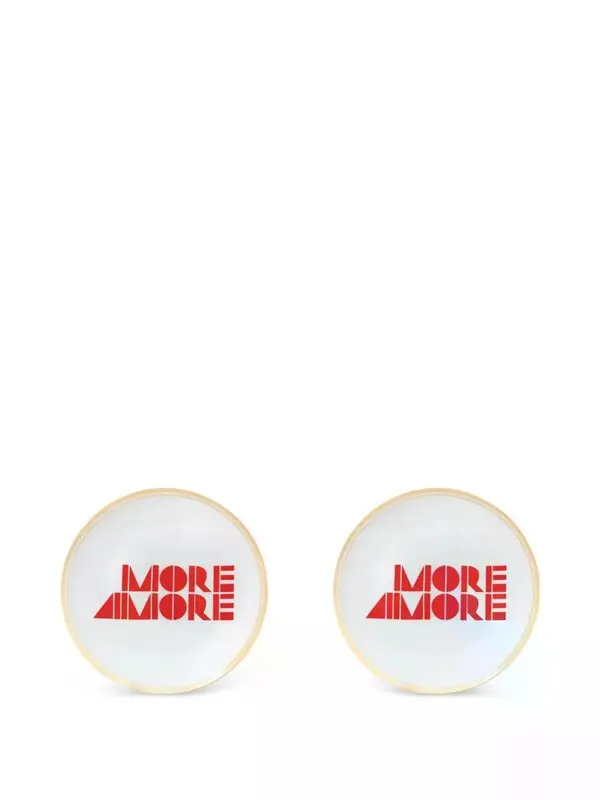 BITOSSI HOME More Amore Plate Set - White
