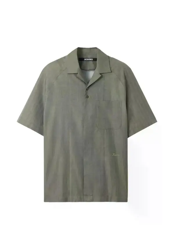 Jacquemus Chest-pocket Short-sleeve Shirt - Green