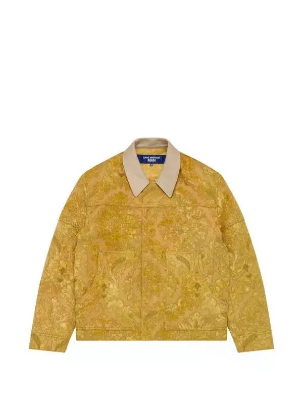 Junya Watanabe Patterned Shirt Jacket - Yellow