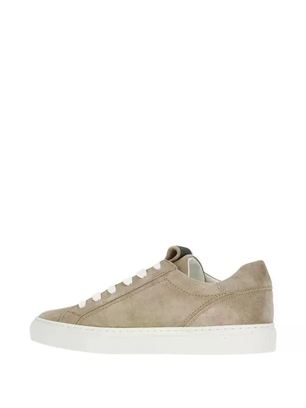 Brunello Cucinelli Panelled Suede Sneakers