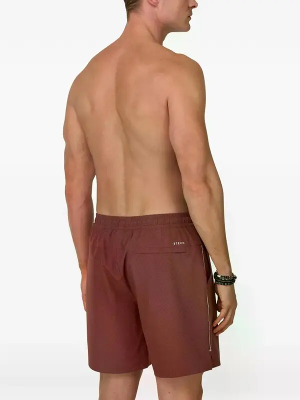 Boggi Milano Printed Swim Shorts