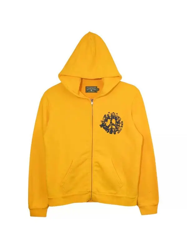 DENIM TEARS Zipped Hoodie - Yellow