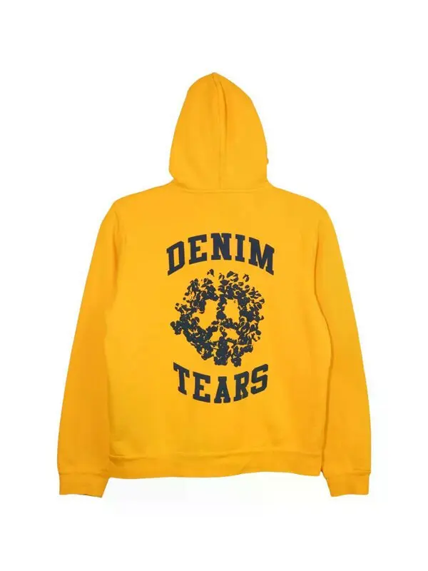 DENIM TEARS Zipped Hoodie - Yellow