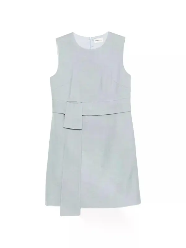 P.a.r.o.s.h Rania Belt Sleeveless Mini Dress - Blue