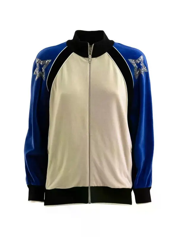 Valentino Garavani Bead-embellished Bomber Jacket - Neutrals