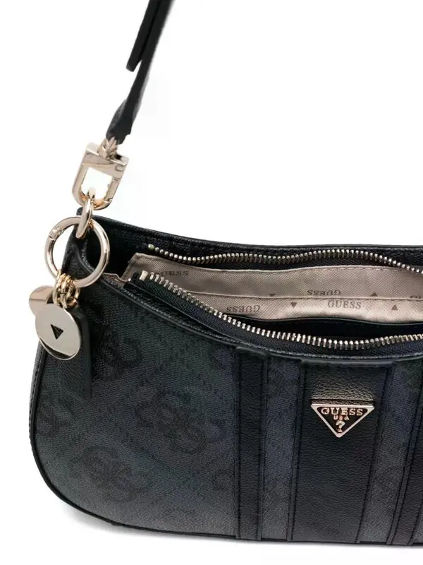 Guess Patterned Charm Shoulder Bag