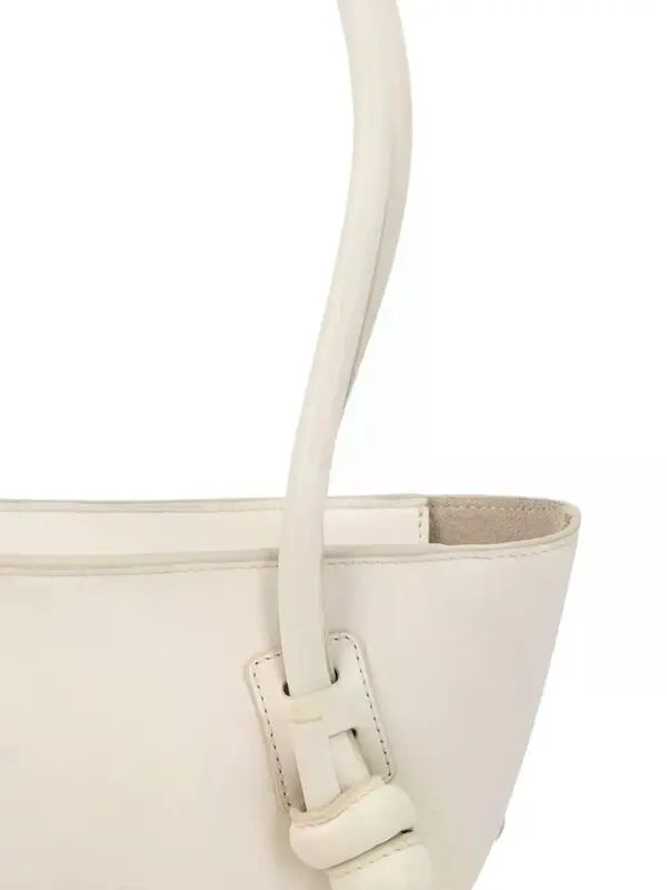 Hereu Mini Fleca Shoulder Bag With Knot Detail - Neutrals
