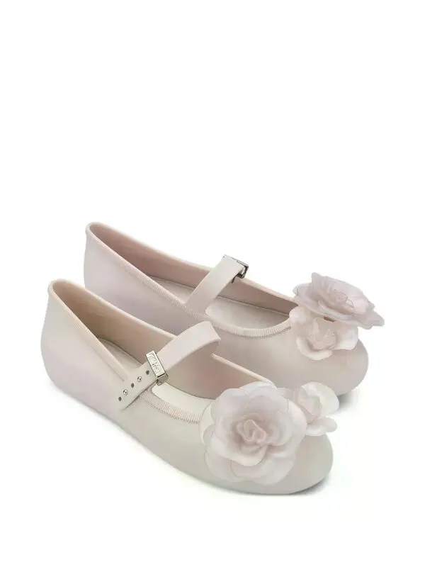 Melissa Floral Detail Ballet Flats